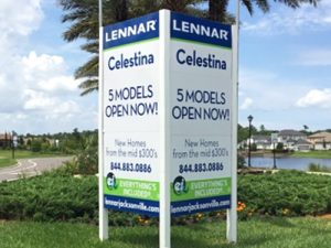 Jacksonville | Homebuilder Signs | Jacksonville Sign Company