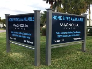 South Florida | Homebuilder Signs | South Florida Sign Company
